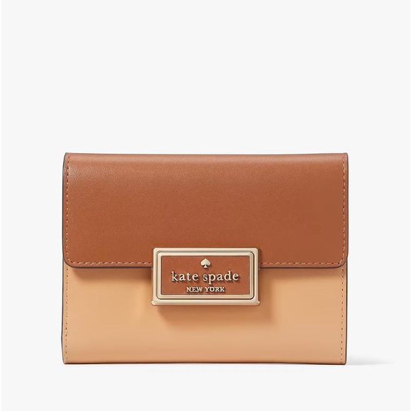 kate spade | Bags | Kate Spade Reegan Colorblock Medium Flap Leather ...